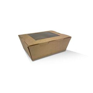 Medium Lunch Box with PLA Window 200pc/ctn– Pacsco